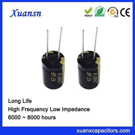 47UF 160V Aluminum Electrolytic Capacitor Factory For Scooter