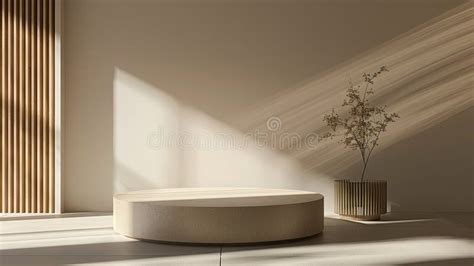 A Minimalist Interior Design Concept An Empty Bright Room With Clean