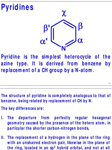 Hetero Cyclic Compounds Pdf Pyridine Aromaticity
