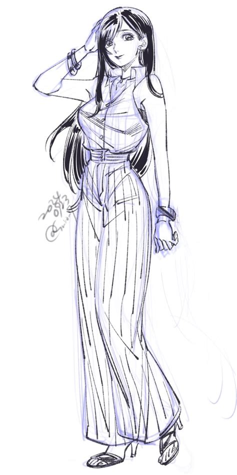 Wakakusa E Tifa Lockhart Final Fantasy Final Fantasy Vii Highres