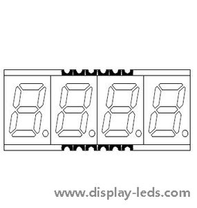 0 56 Inch Four Digit Numeric SMD Display From China Manufacturer LITEKEY