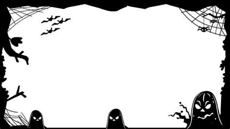 Halloween Ghost Border Clipart
