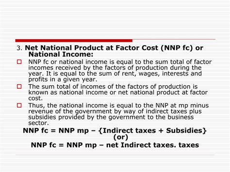 Ppt National Income Concepts Powerpoint Presentation Free Download