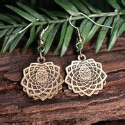 Earrings Third Eye Pinecones
