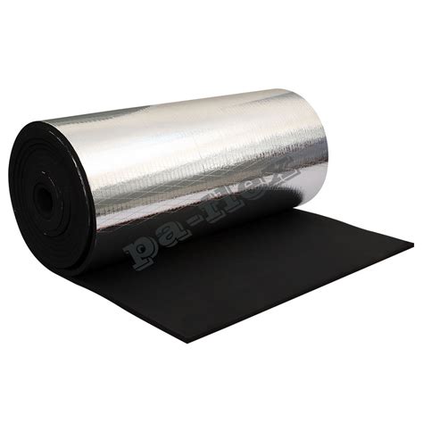 Aluminum Foil Elastomeric Rubber Foam Insulation Sheets Pa Flex