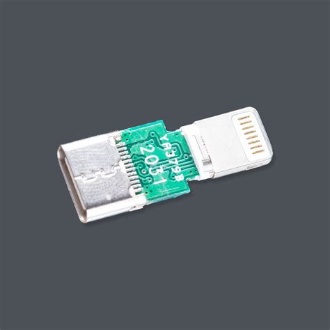 Type C转苹果插头 Typec母座转苹果lightning公头 深圳远爱