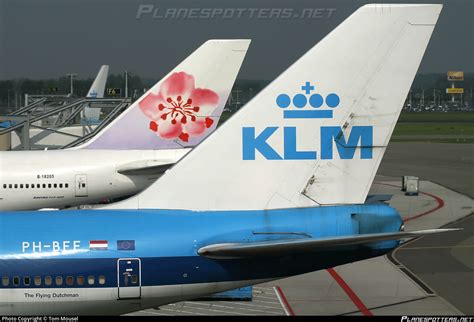 Ph Bfe Klm Royal Dutch Airlines Boeing 747 406m Photo By Tom Mousel