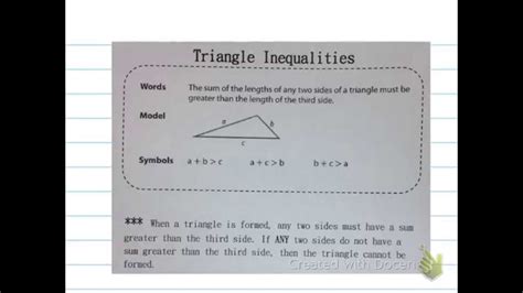 Triangle Inequalities Youtube