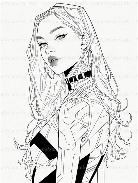 Kolorful K Pop Colouring Pages Of Fashion Forward Idols Digital