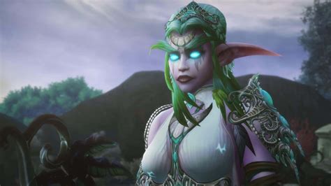 Download Tyrande Whisperwind Sentinel Of The Night Elves Wallpaper