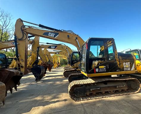 Japan 13 Tons Used Crawler Cat 313d Heavy Excavator