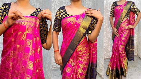 Banarasi Saree Kaise Pahnebeginners Saree Draping Tutorialsilk Saree