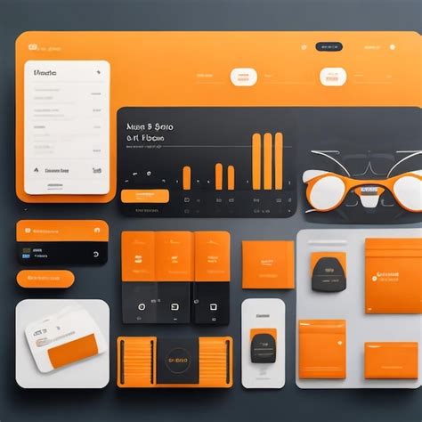 premium ai image interface button set