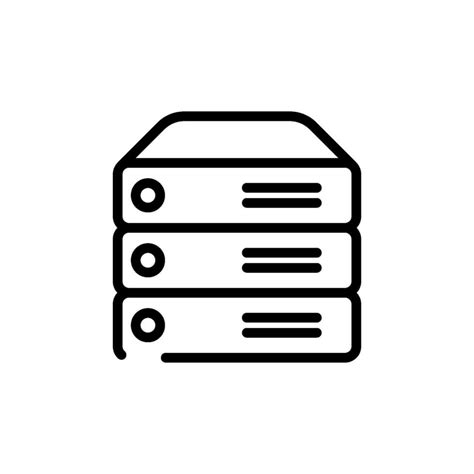 Technology Server Sign Symbol Vector 26298735 Vector Art At Vecteezy