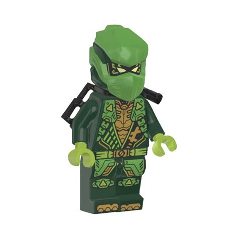 Lego Lloyd Dragons Rising With Dark Green Wrap With Shoulder Armor