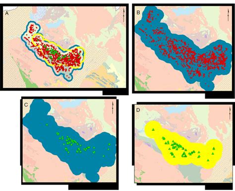 Maps Of The Two Buffers Used For The Dnn R Ratio And Ripleys Download Scientific Diagram