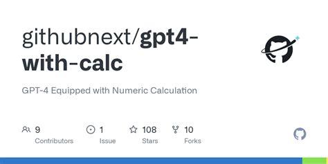 gpt4 with calc settings ts at main · githubnext gpt4 with calc · github