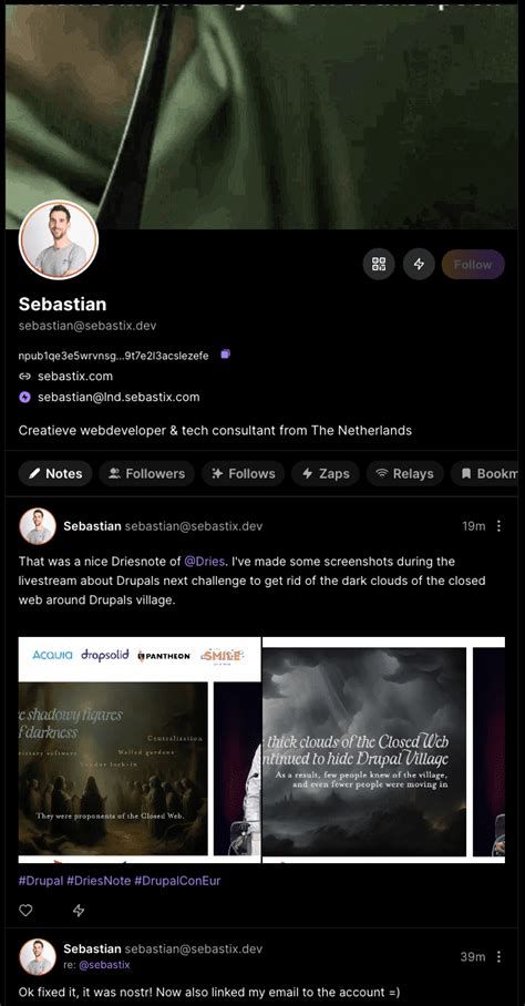 Why Nostr Resonates Sebastian Hagens Creative Webdeveloper Tech