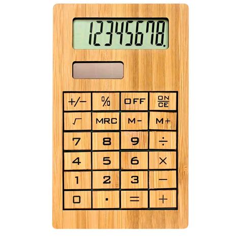 Calculadora Solar De Bamboo Promoimport