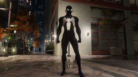 Скачать Marvels Spider Man Черный костюм Человека паука из Fortnite