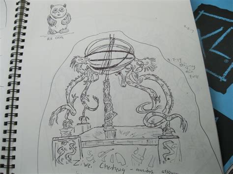 Time Clock Sketches Humanoid Sketch Clock