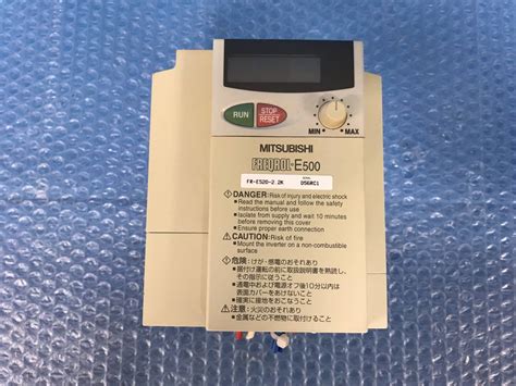 Yahooオークション Ck19424 Mitsubishi 三菱電機 Freqrol E500 Fr