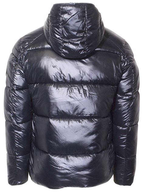 Save The Duck Hooded Luck Puffer Jacket Mens Windproof Zip Front