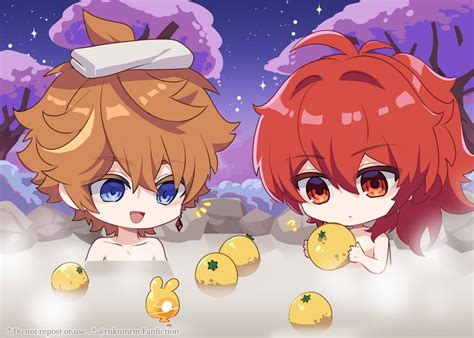 Tartaglia And Diluc Genshin Impact Drawn By Hiki Yuichi Danbooru