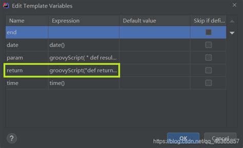【intellij Idea】〖优化〗idea方法注释模板，优化param和return的返回值，解决‘param Xxx‘ Tag