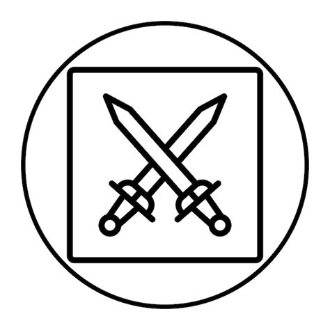 Premium Vector Swords Vector Illustration