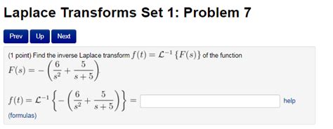 Solved Find The Inverse Laplace Transform F T L 1 F S Chegg