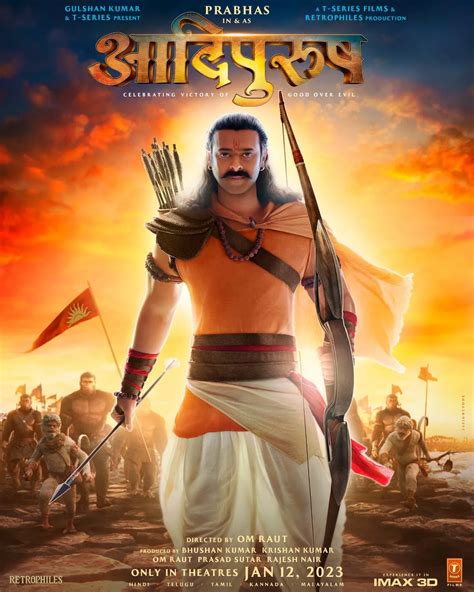 Adipurush Makers Unveil New Poster On Prabhas Birthday Netizens