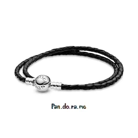 [พร้อมส่ง สินค้าแท้ 💯] ข้อมือแพนโดร่าสายหนัง 2 ทบ รุ่น Pandora Moments