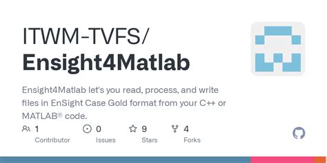 Github Itwm Tvfsensight4matlab Ensight4matlab Lets You Read Process And Write Files In