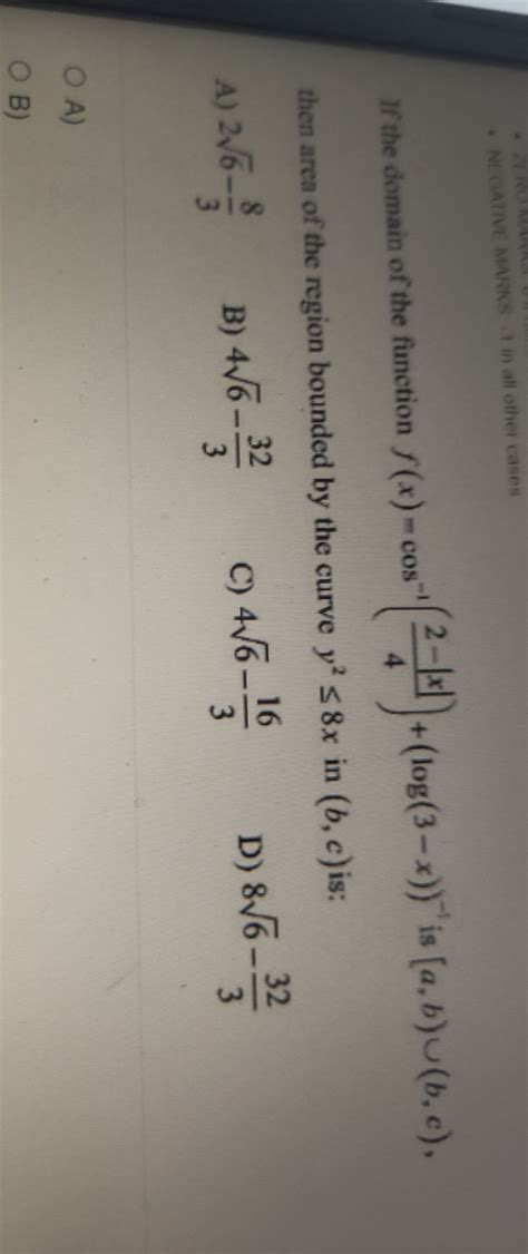 if the domain of the function f x cos 1 2 x4 log 3 x 1 is