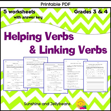 Linking Action Helping Verbs
