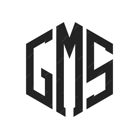 Premium Vector Gms Logo Design Initial Letter Gms Monogram Logo Using
