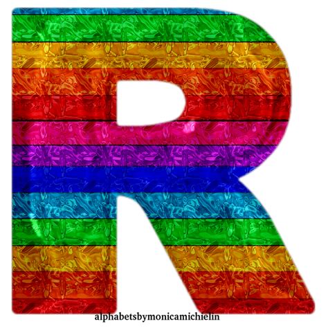 Monica Michielin Alphabets Rainbow Lumpy Font Drop Water Alphabet Letters Png
