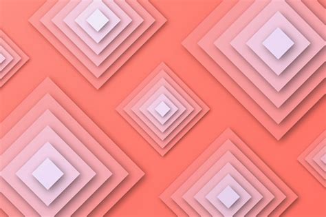 사각형과 빨간색 그라데이션이 있는 추상적인 디자인 트렌디한 배경 3차원 형태에 대한 스톡 벡터 아트 및 기타 이미지 3차원 형태 과녁 광대한 Istock