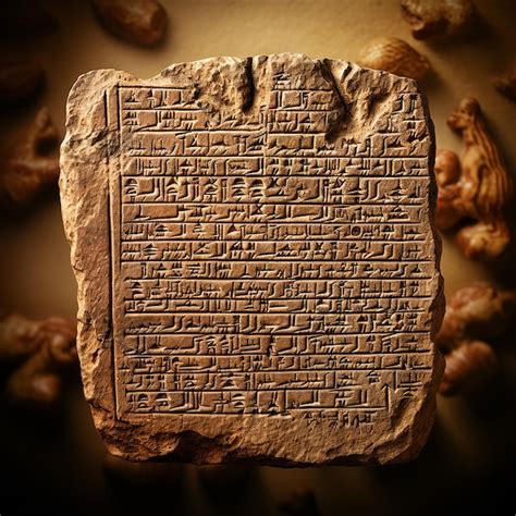 Premium Photo Creativepeopleinsidecuneiformscripttatoo17b15966