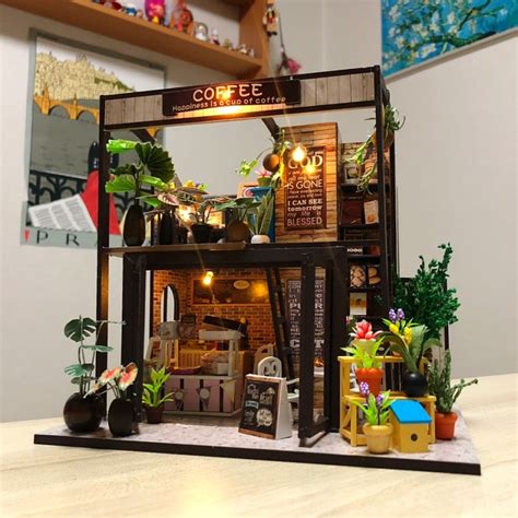 [취미] Diy 미니어처하우스 🙌🏻 아이엠미니 ☕️커피마리오 제작과정 및 후기 네이버 블로그