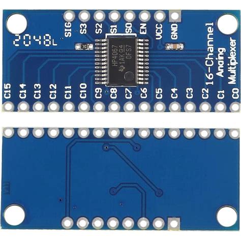 CD74HC4067 16 Channel Analog Digital Multiplexer Breakout Board Module