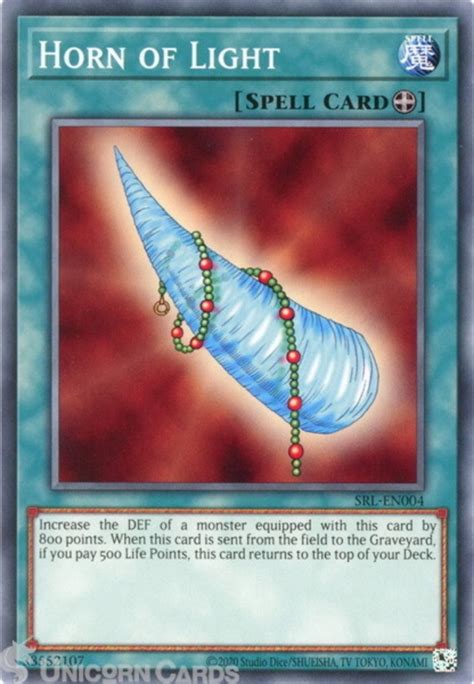 Srl En004 Horn Of Light Common 25th Anniversary Edition Mint Yugioh