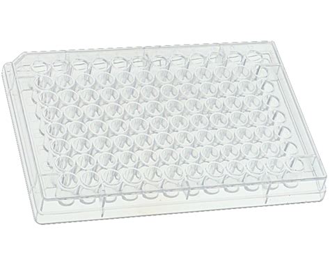 96 Well Polystyrene Assay Plate With Flat Bottom Clear For