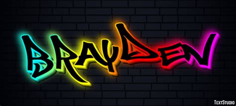 Brayden Graffiti Style Text Effect Generator