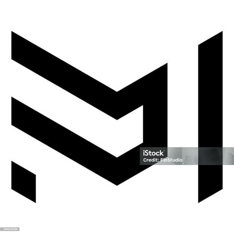 Logo Mp Awal Inovatif Profesional Dan Logo Pm Huruf Mp Atau Pm Monogram