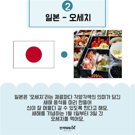 2018년을 시작하는 스타트 세계 각국의 새해음식