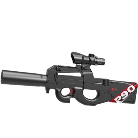 Nylon P90 Dual Modes Smg Gel Blaster With 32 Scope Rnguk