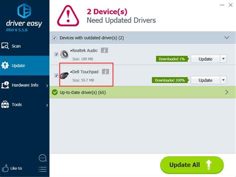Fix Dell Touchpad Not Working Issue For Windows Driver Easy