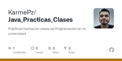 Github Karmepzjavapracticasclases Prácticas Hechas En Clases De